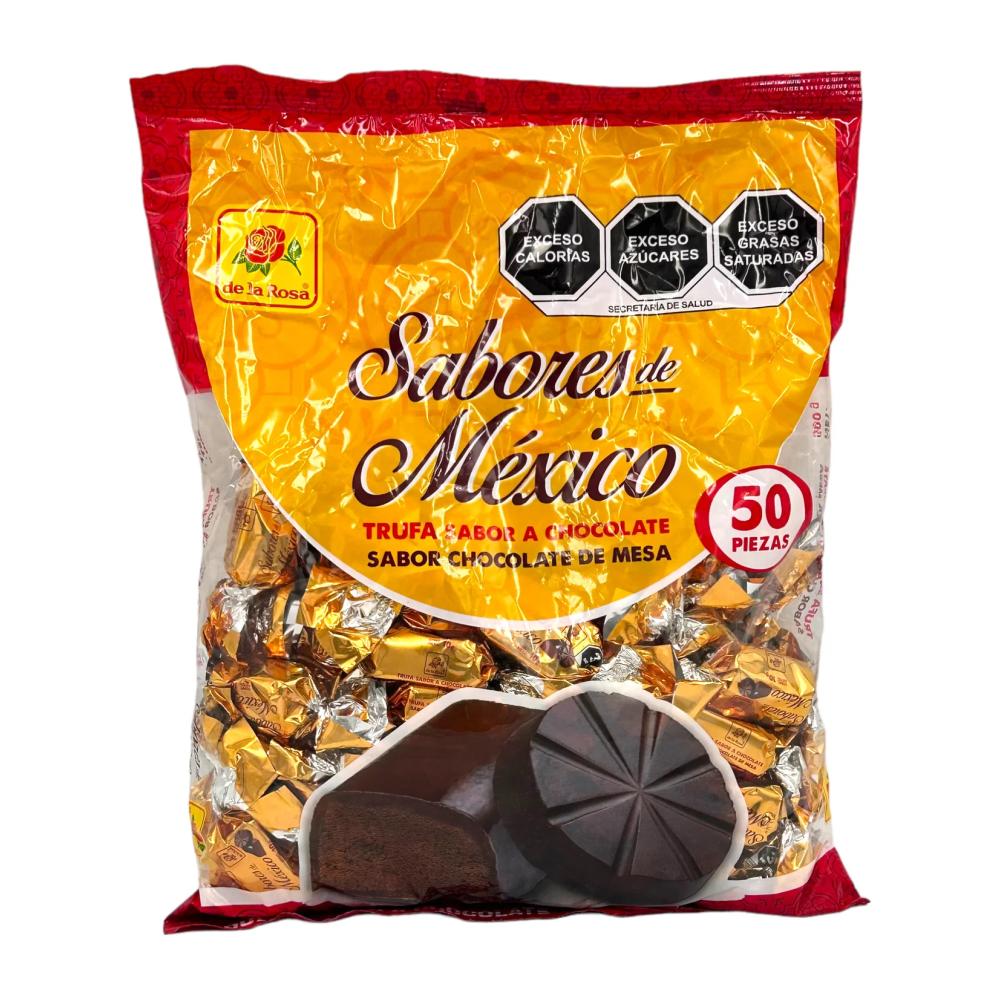 De La Rosa Sabores De Mexico Trufas Chocolate 50pcs – Mexican Candy ...