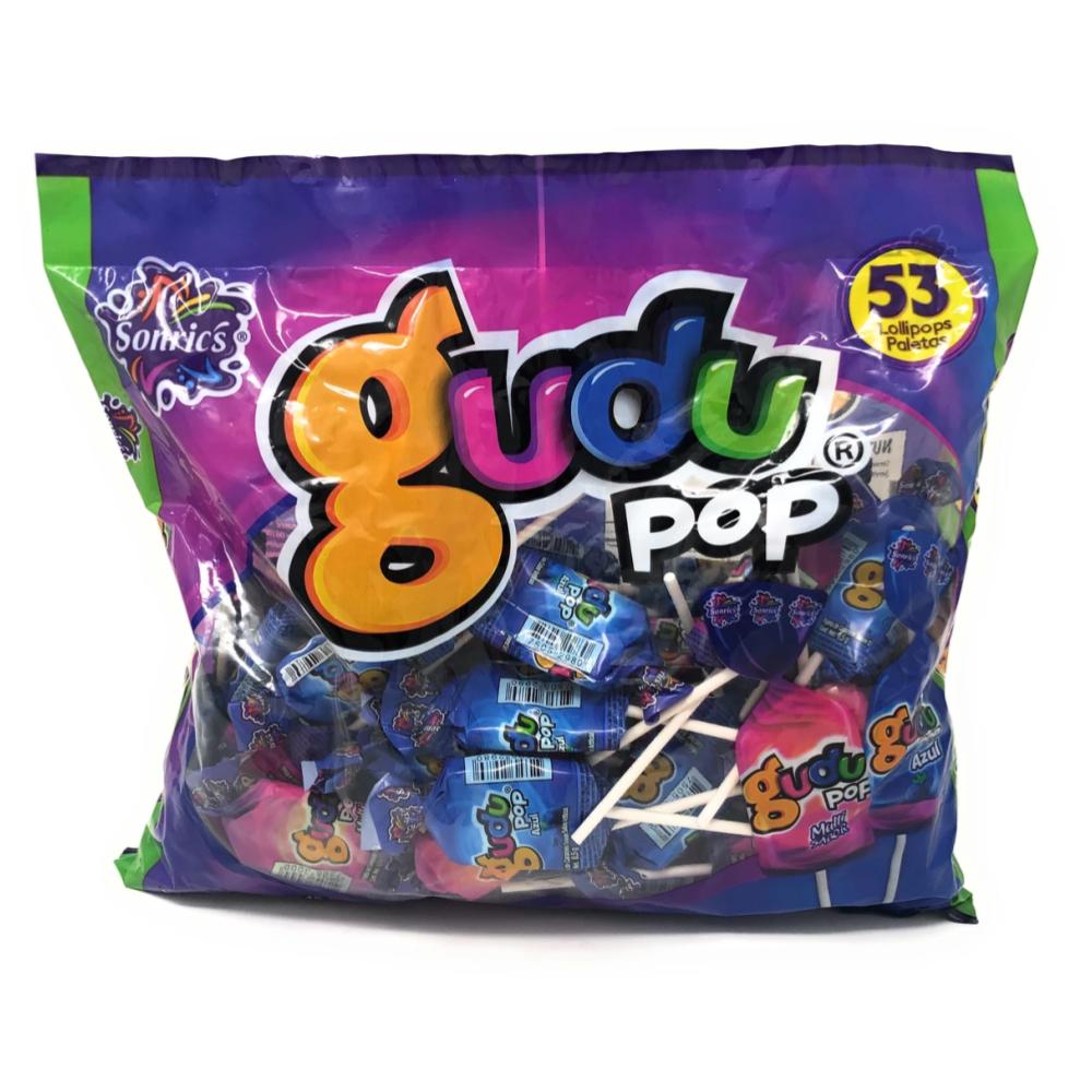 Sonrics Gudu Pop Mixed Flavors 53pcs – Mexican Candy Store by Mexicrate